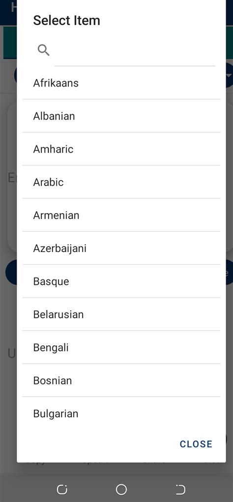 I Am Making A All Language Translation Android App And Using Searchable Spinner To Show User