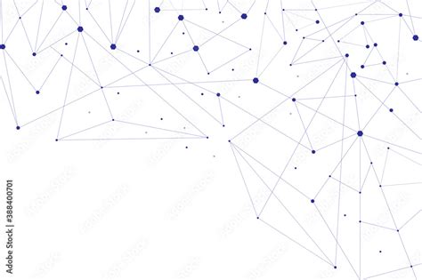 Network Abstract Connection Isolated On White Background Network