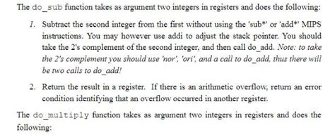 Solved In Risc V32i Write A Program That Has 6 Functions