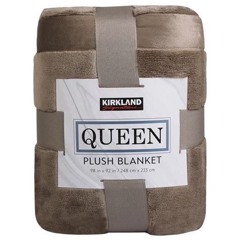 Kirkland Signature Plush Blanket Costco