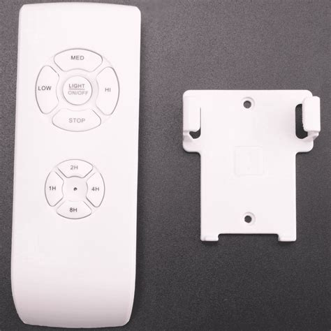 4x universal ceiling fan lamp remote control kit ac 220v timing setting switch adjuste wind