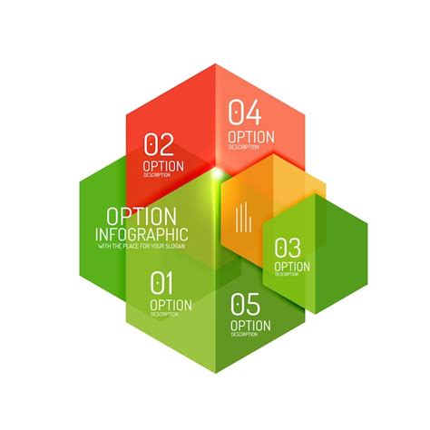 Premium Vector Paper Business Option Button Infographic Templates