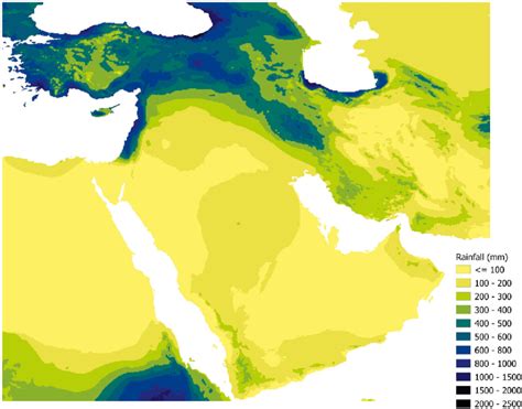 Modern Rainfall Map Created Via A Regional Regression Based Kriging