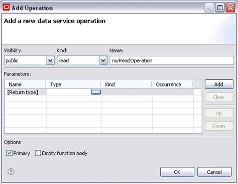 Browsing And Selecting A Schema Type