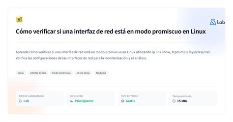 Cómo Verificar Si Una Interfaz De Red Está En Modo Promiscuo En Linux