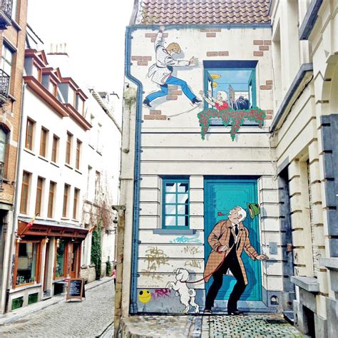 The Comic Book Murals Of Brussels The Culture Map