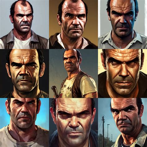 Trevor Phillips Gta V Face