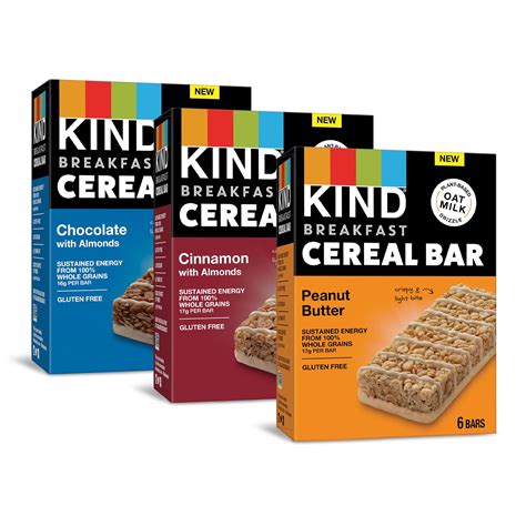 Kind Breakfast Cereal Bars Variety Pack Chocolate With