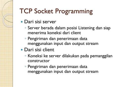 Ppt Pemrograman Jaringan Powerpoint Presentation Free Download Id