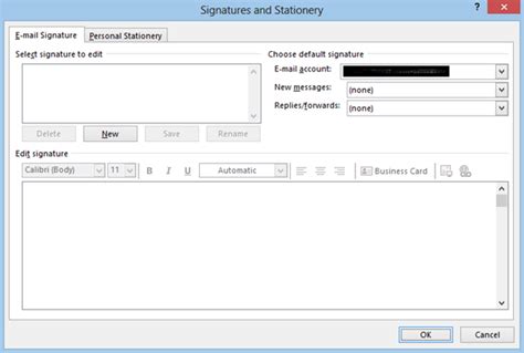 How To Create Or Modify An Email Signature In Outlook 2010 And 2013