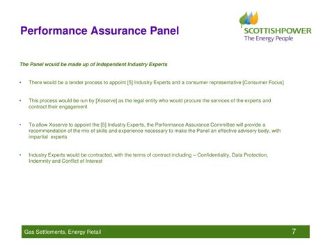 Ppt Gas Performance Assurance Framework Powerpoint Presentation Free