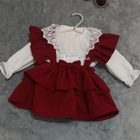 خرید و قیمت لباس عیدانه دخترانه پیراهن دخترانه پیراهن دامن بندی ست