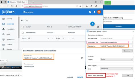 Unable To Connect Robot With Orchestrator Community Edition Help