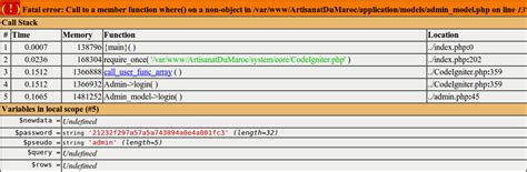 Php Call To A Member Function Where On A Non Object Stack Overflow