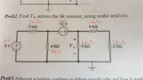 solved prob2 find vo across the 6k resistor using nodal