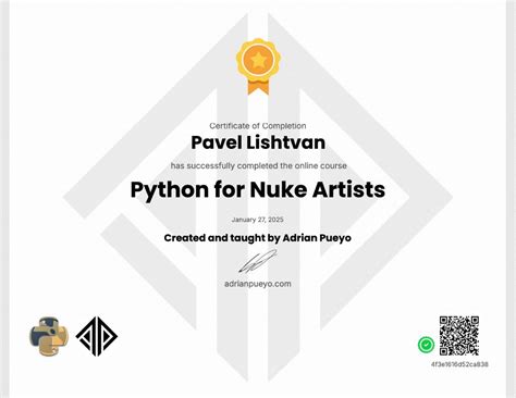 excited to share that i have successfully completed a python course and