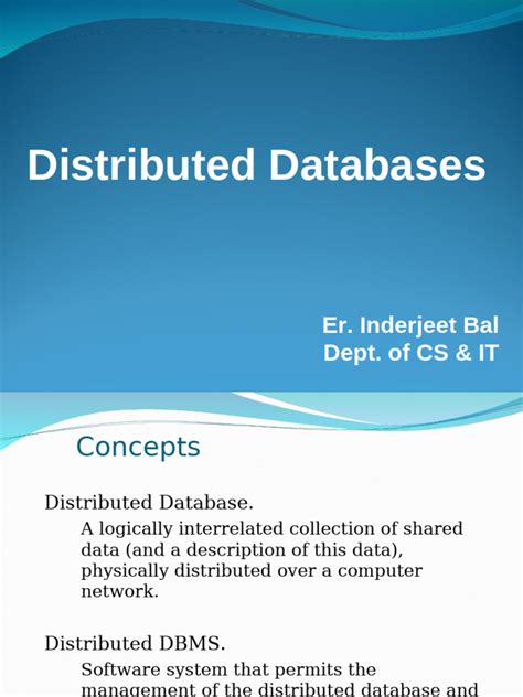 distributeddbms er inderjeet bal pdf databases database transaction