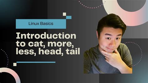 Linux Basics Reading A File Commands Cat More Less Head Tail
