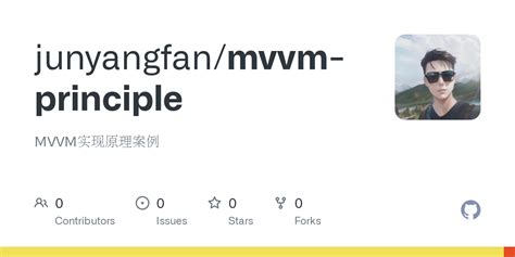 GitHub junyangfan mvvm principle MVVM实现原理案例