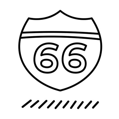 40 Route 66 Drawing Stock Illustrations Royalty Free Vector Graphics