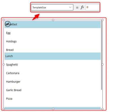 power apps how to set up a nested gallery no inputs