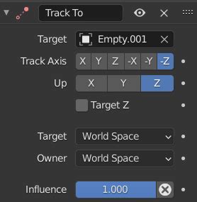 Animation Camera Not Tracking Empty Blender Stack Exchange