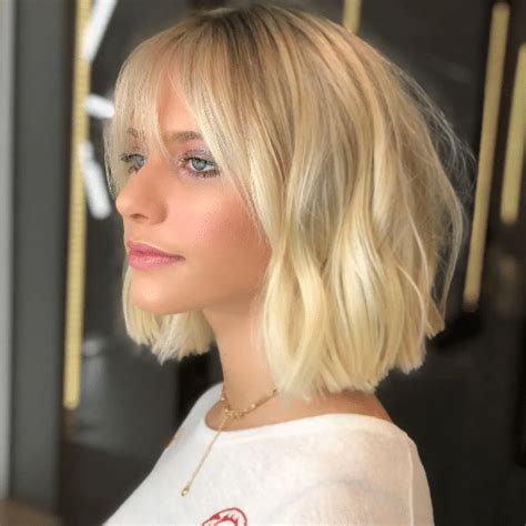 Best Bob Haircuts Transform Your Fine Hair With A Blunt Bob And Bangs