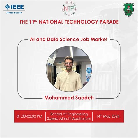 Mohammed Saadeh On Linkedin Nationaltechnologyparade Ntp Ai Datascience