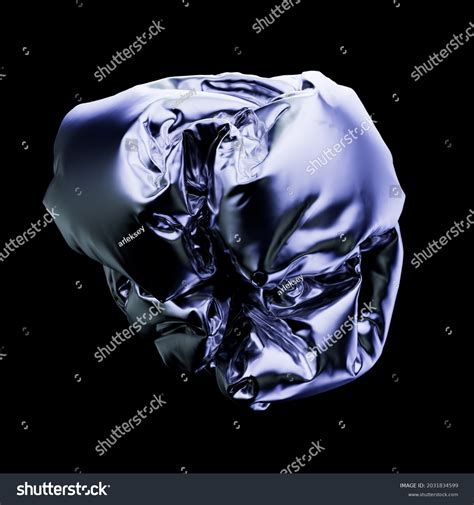 D Render Deformed Geometry Shape Isolated Stock Illustration Shutterstock