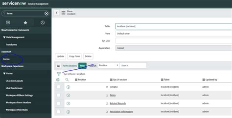 Where And How Are Form Views And Sections Stored Servicenow Community