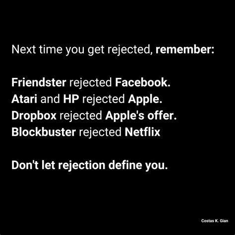 costas k g on linkedin next time you get rejected keep in mind →