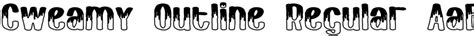 Cweamy Outline Font Download Free For Desktop And Webfont