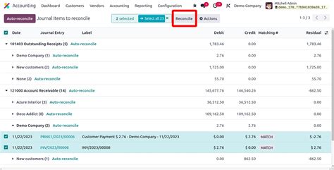 Reconciliation In Odoo 17 Accounting Odoo V17 Enterprise Edition Book