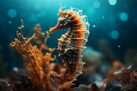 水下的海马高清图片下载 正版图片600531686 摄图网