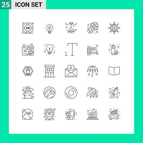 25 Thematic Vector Lines And Editable Symbols Of Connections Kitchen