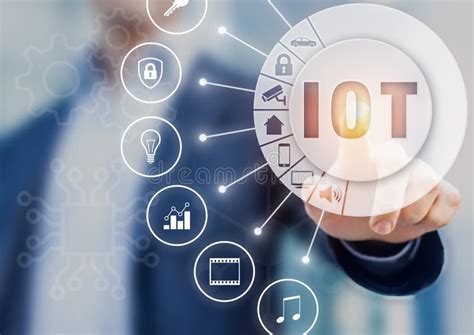iot internet of things technology with connected objects ar interface