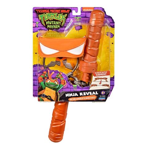 Оружие TMNT "Черепашки-ниндзя" Нунчаки Микеланджело с маской 83523 (ID ...