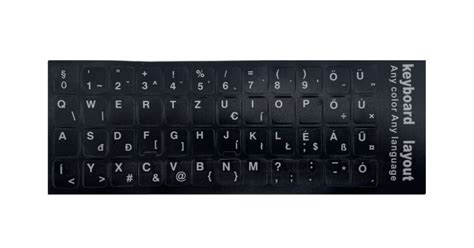 Billentyűzet Matrica Magyar Abc összes Betűje 48db ékezetes Billentyű