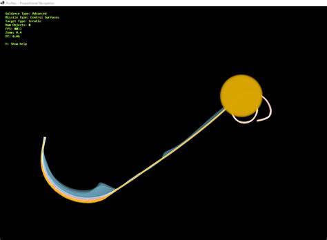Github Bobbar Pronav Proportional Navigation Missile Guidance