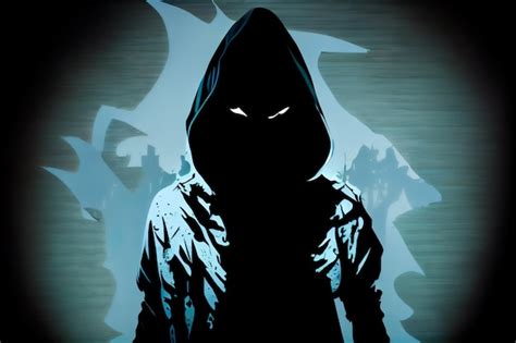 Premium Photo Hacker Wearing A Black Hooded Jacket Generative Ai Generative Ai