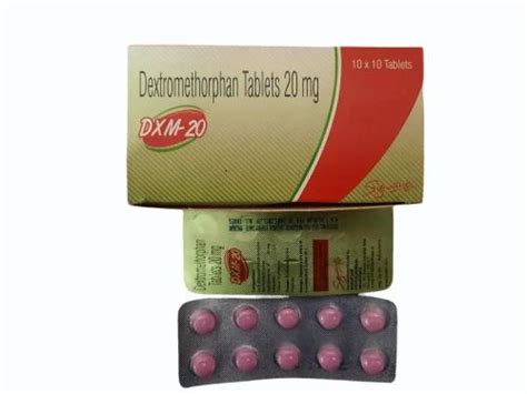 Dxm Dextromethorphan Tablets 20 Mg At ₹ 40 Strip In Nagpur Id 2851809038812