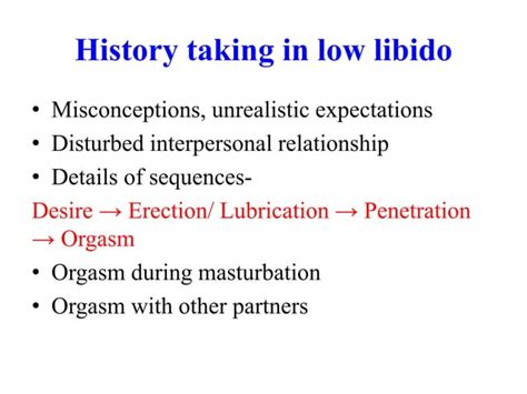 Decreased Libido Low Sex Drive Pptx
