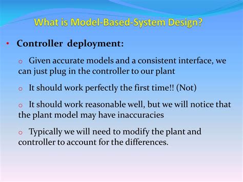 ppt model based systems design with matlab simulink powerpoint