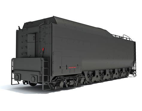 Steam Train Coal Tender Car 3d Model Cgtrader