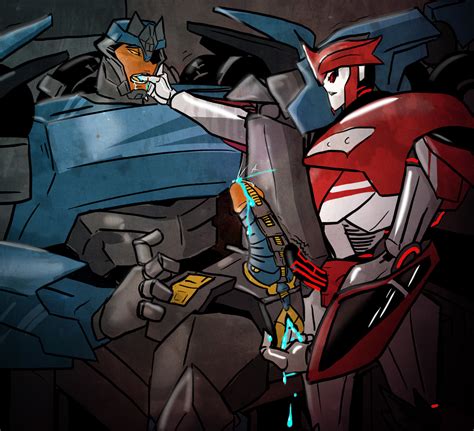 Post Breakdown Knock Out ServoJob Transformers Transformers Prime