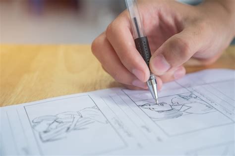 스토리 보드 개념 무료 벡터