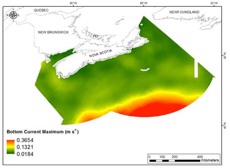 Interpolated Prediction Surface Of Bottom Current Maximum M S 1