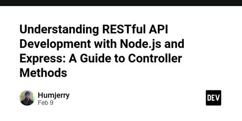 Bilal Awan On Linkedin Understanding Restful Api Development With Node