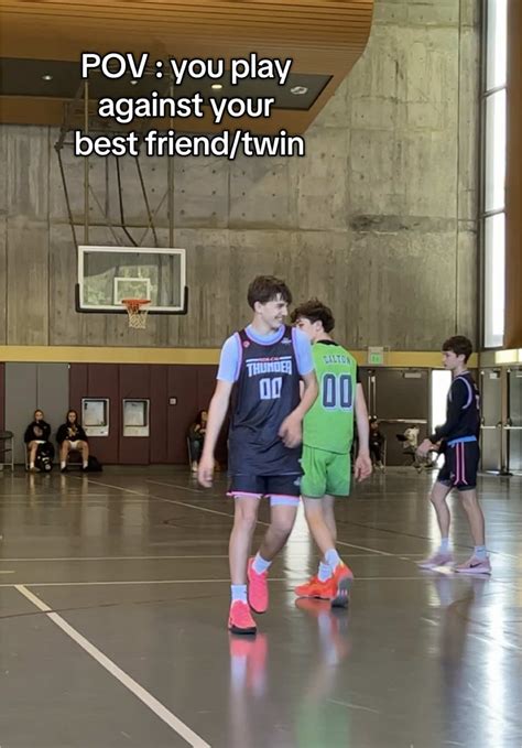 Pov Playing Basketball With Your Best Friend Or Twin Tiktok