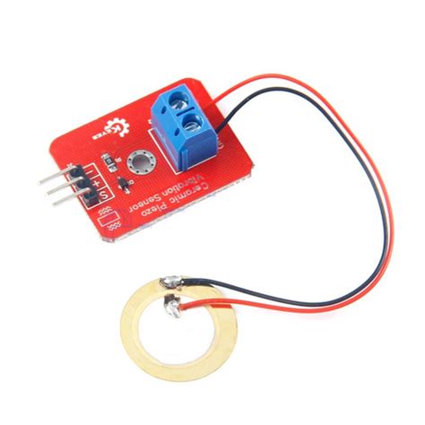 Jual Vibration Sensor Piezo Ceramic Keyes Module Ky 138 Wokshop Piezo Flux Kota Semarang